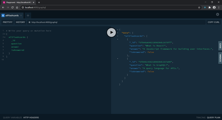Build a Flashcard App with GraphQL and React - Reader